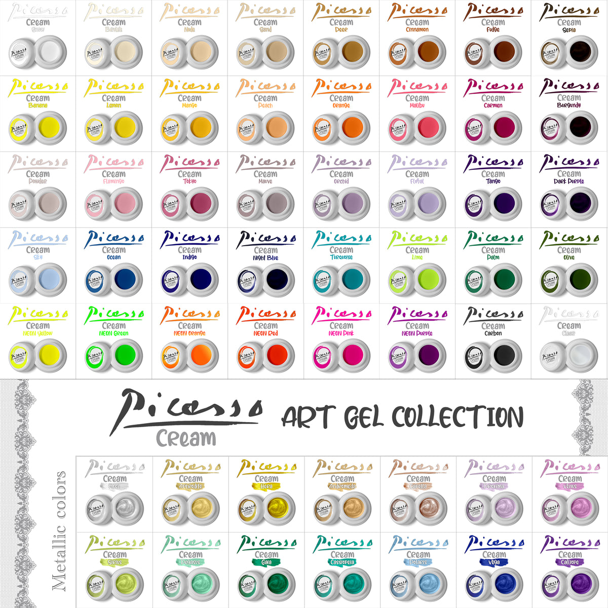 Picasso Cream Art Gel Collection – Johens®